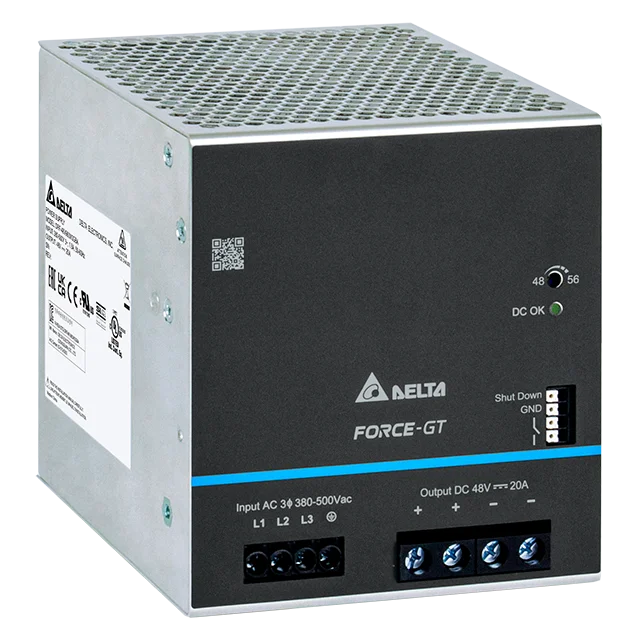 Delta Electronics FORCE GT 960W 3-Phase Series AC/DC Power Supply ...